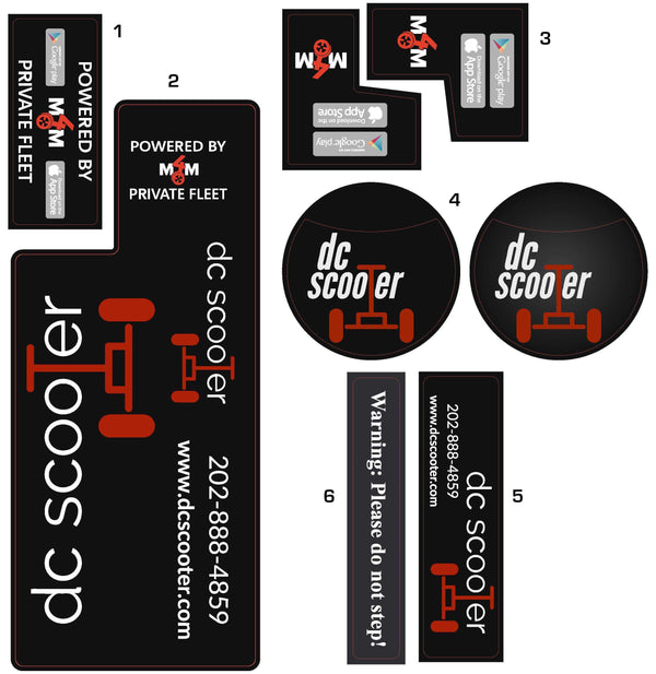 Template for Customization Decals Set for Segway Max 2.0 with IoT (Dow ...
